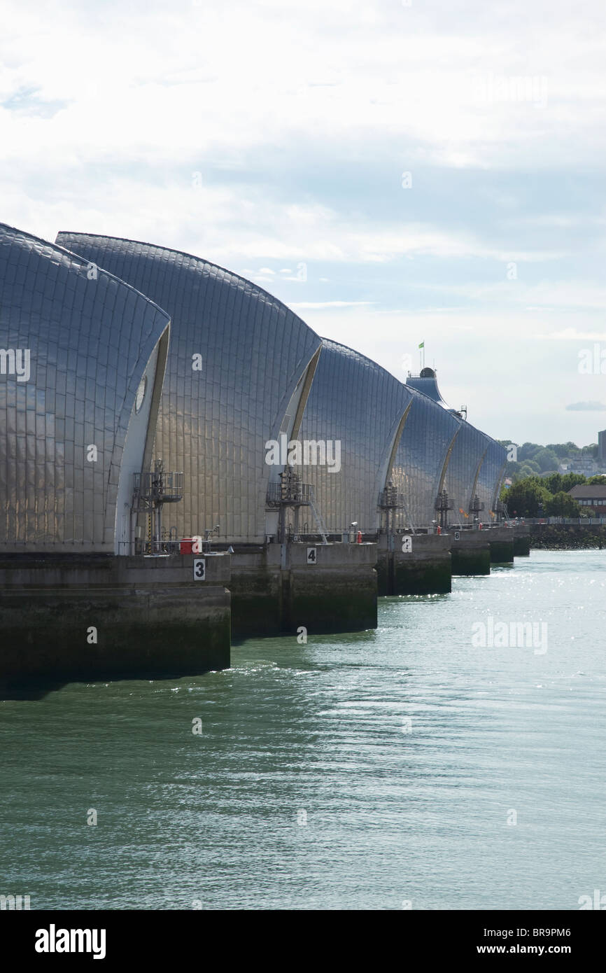 Portrait of the thames barrier hi-res stock photography and images - Alamy