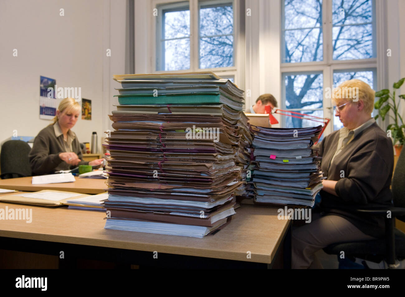 The mail room of the Social Court in Berlin, Germany Stock Photo - Alamy