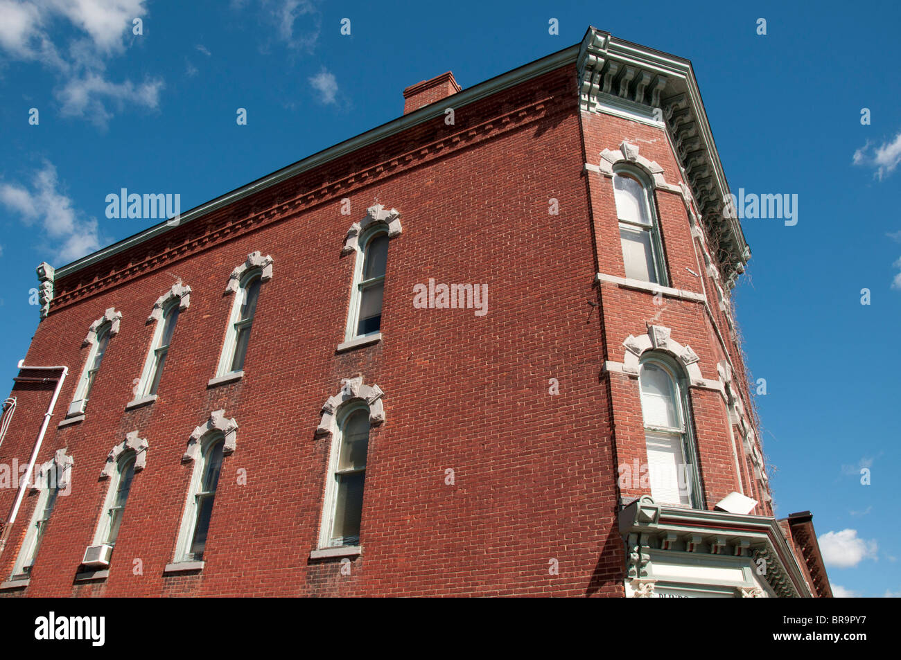 Main street architecture, Palmyra NY USA Stock Photo - Alamy