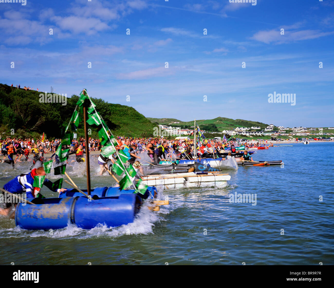 Downings Raft Race, Co. Donegal, Ireland Stock Photo - Alamy