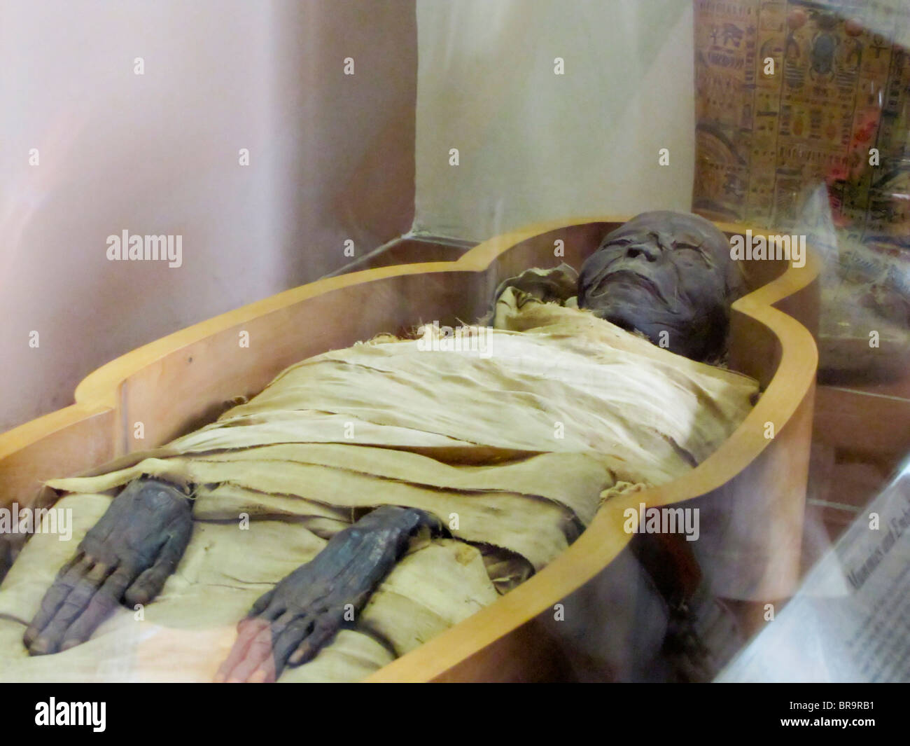Italy, Rome, The Vatican Museum. An Egyptian Mummy Stock Photo - Alamy