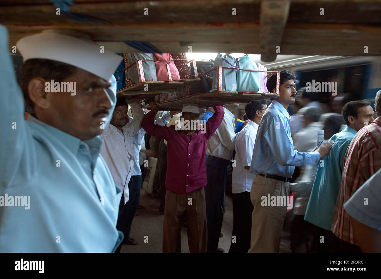 Dabbawala in Mumbai Stock Photo - Alamy