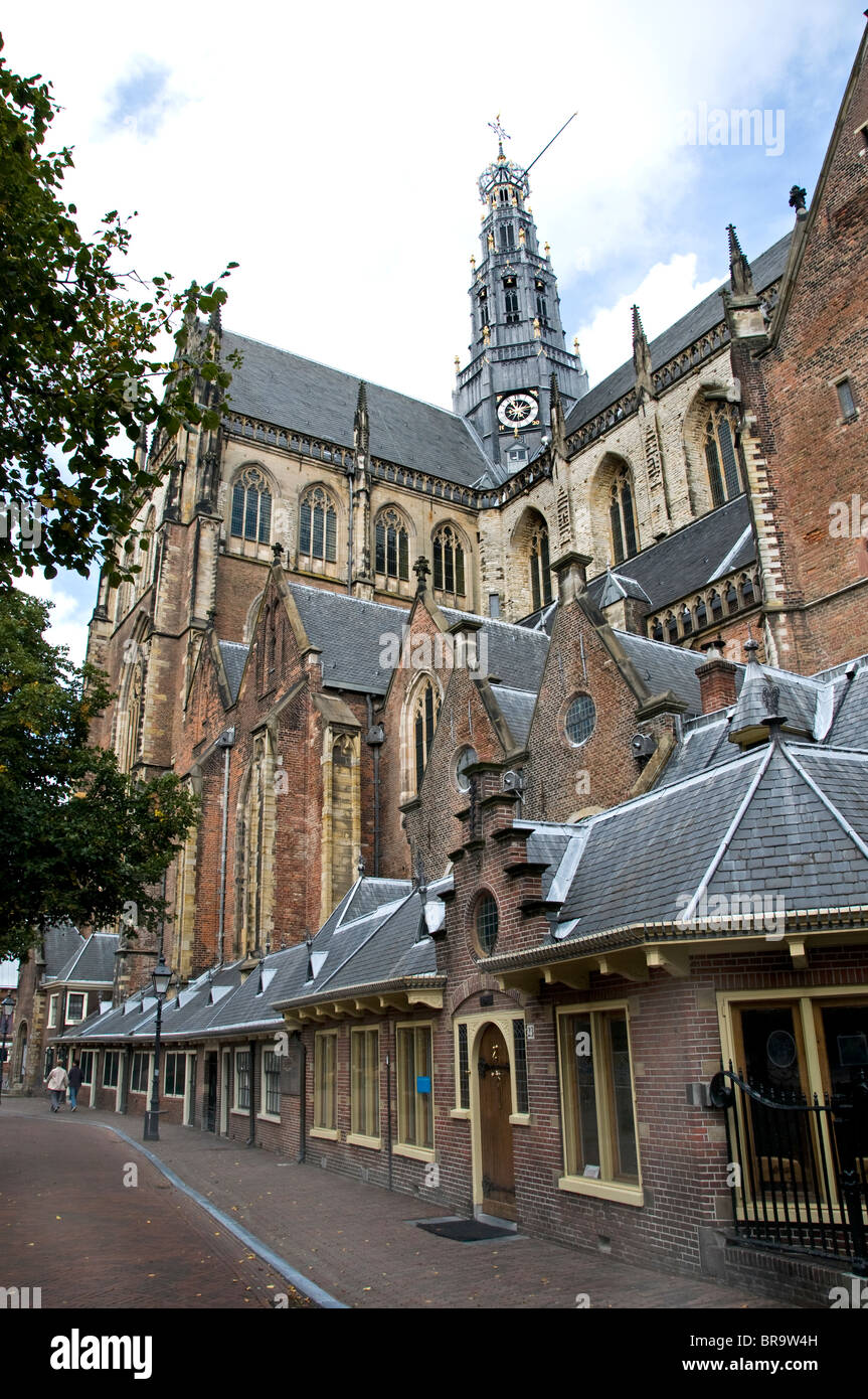 Haarlem Netherlands The Grote Kerk St Bavokerk Stock Photo - Alamy
