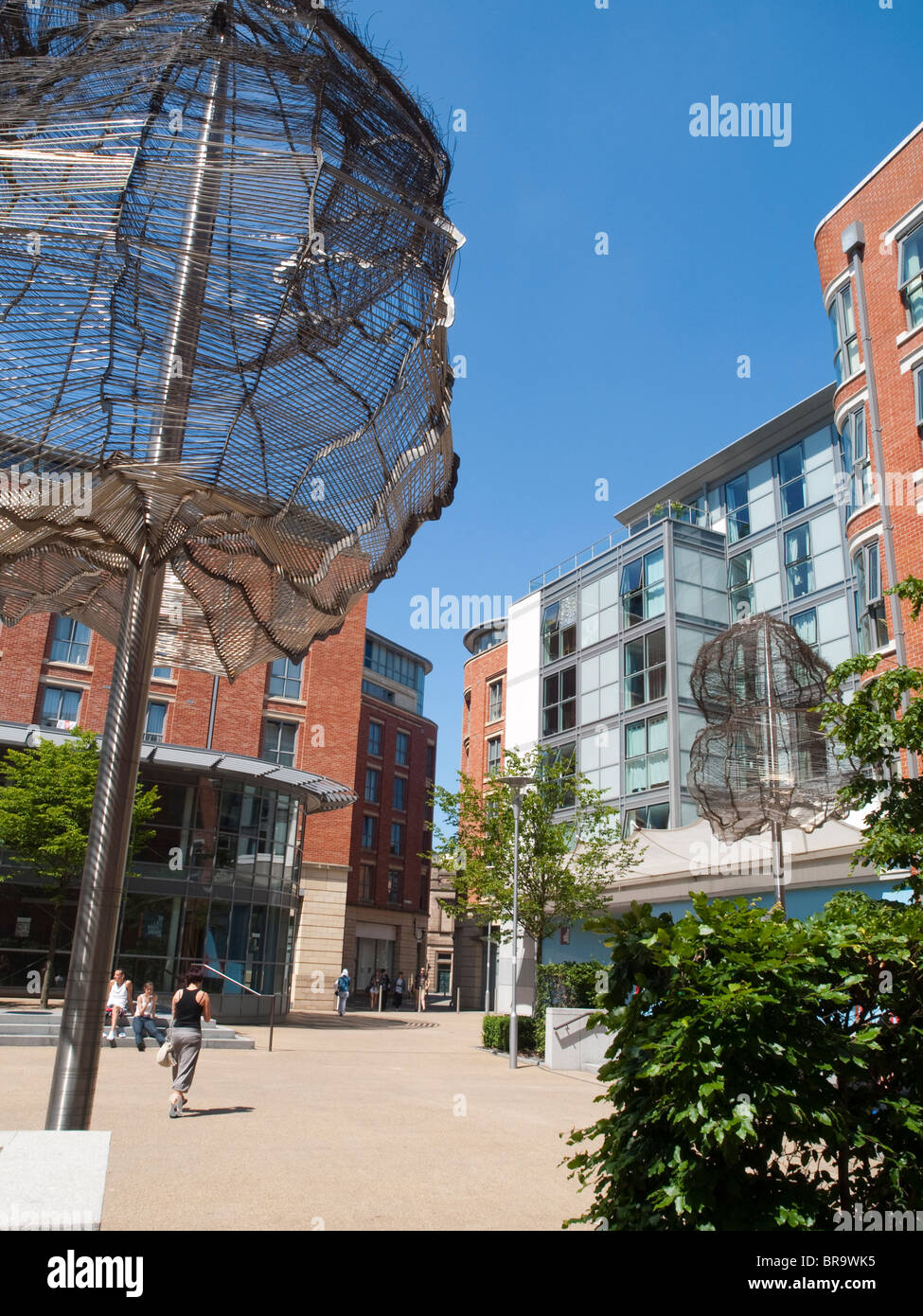 Lace Market Square in Nottingham City, Nottinghamshire England UK Stock ...