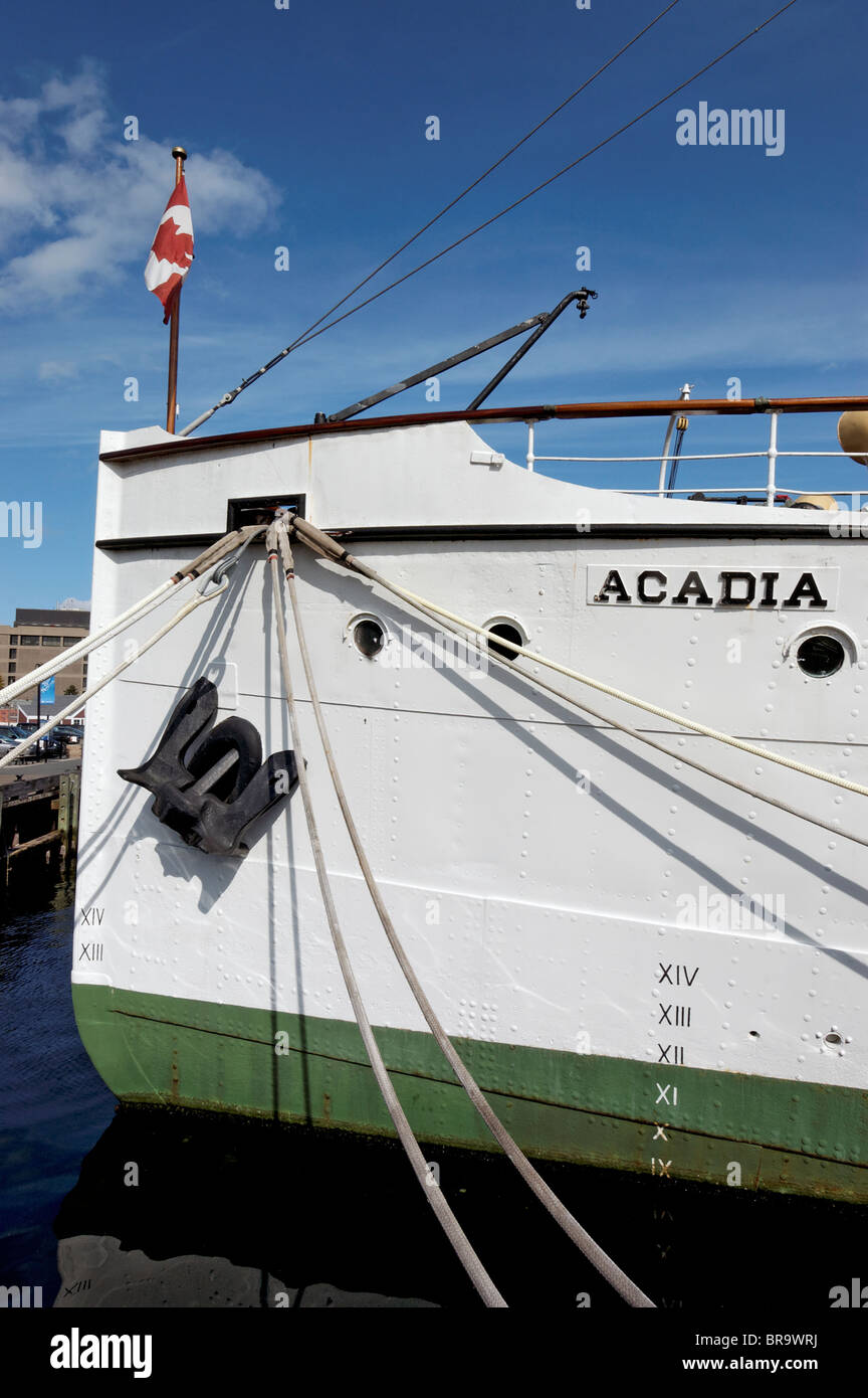 CSS Acadia in Halifax Harbour, Nova Scotia Stock Photo - Alamy