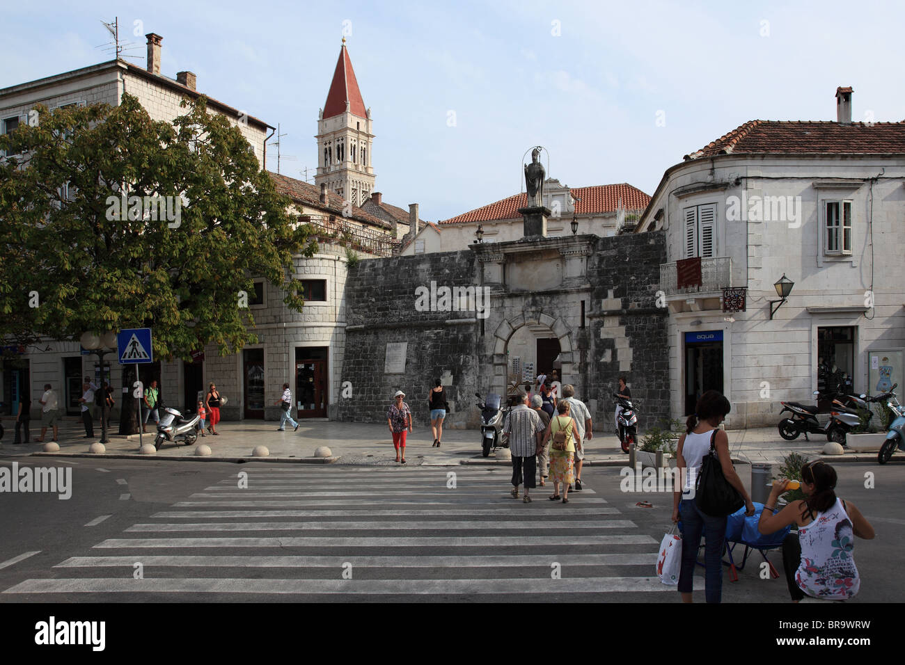 Front Gate, Trogir, Croatia Stock Photo - Alamy