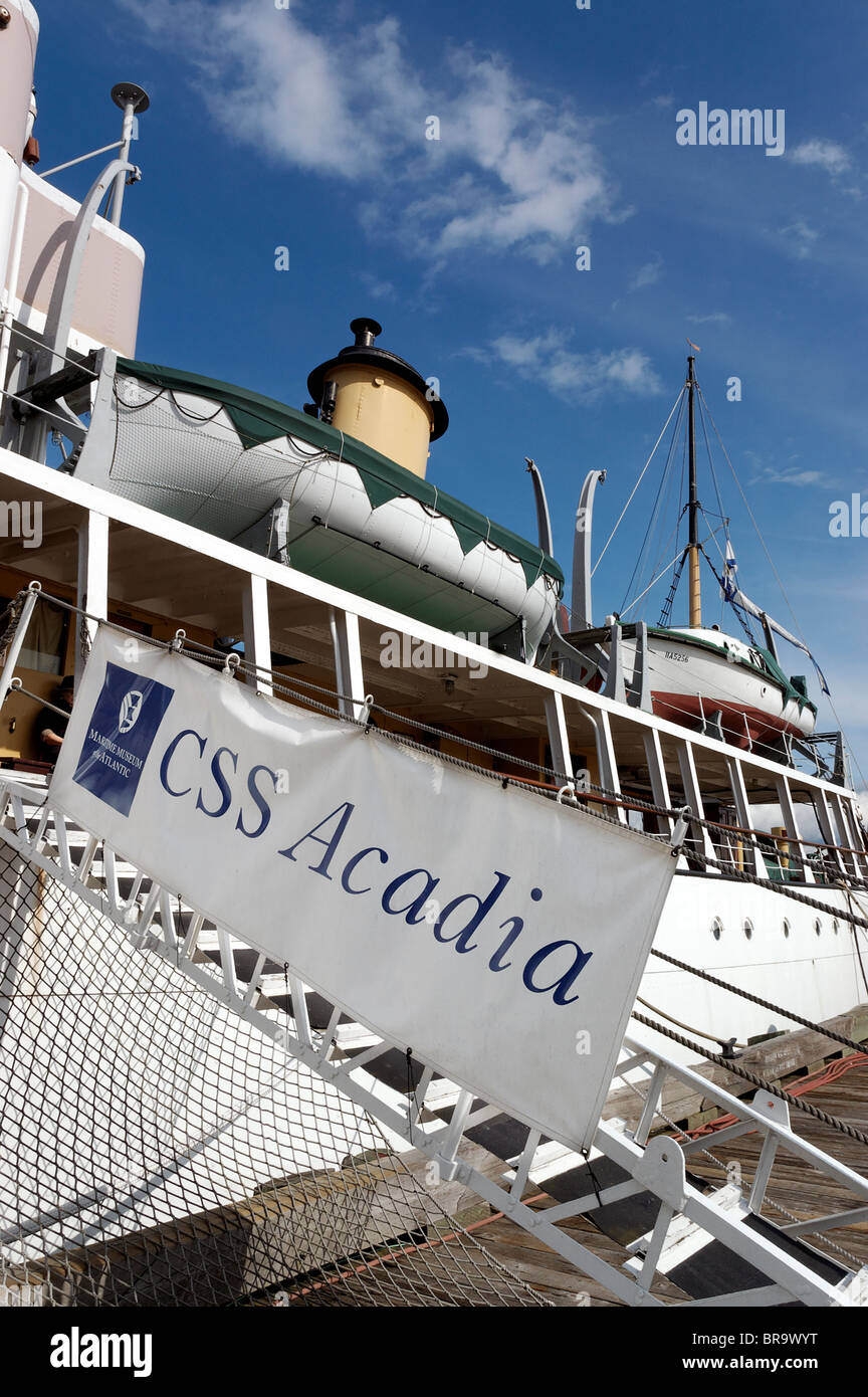 CSS Acadia in Halifax Harbour, Nova Scotia Stock Photo - Alamy