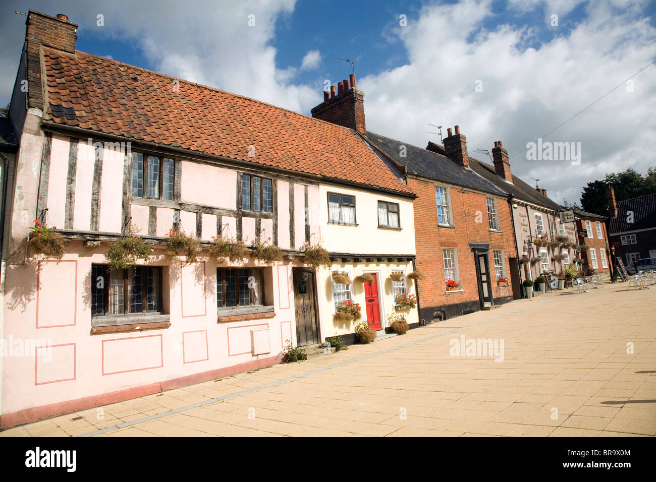 Buildings Old Market, Beccles, Suffolk, England Stock Photo - Alamy