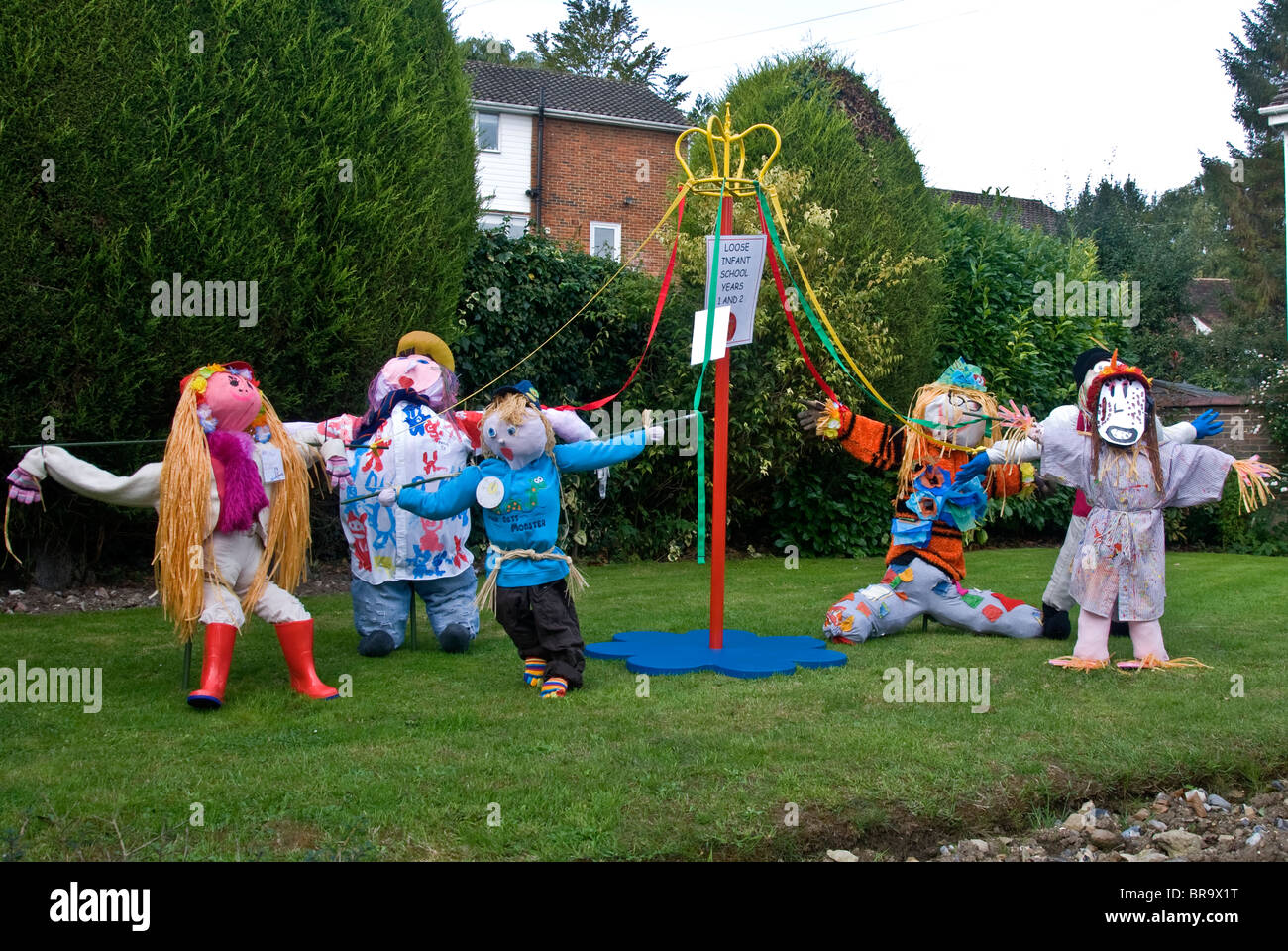 Scarecrow festival village tradition hi-res stock photography and ...