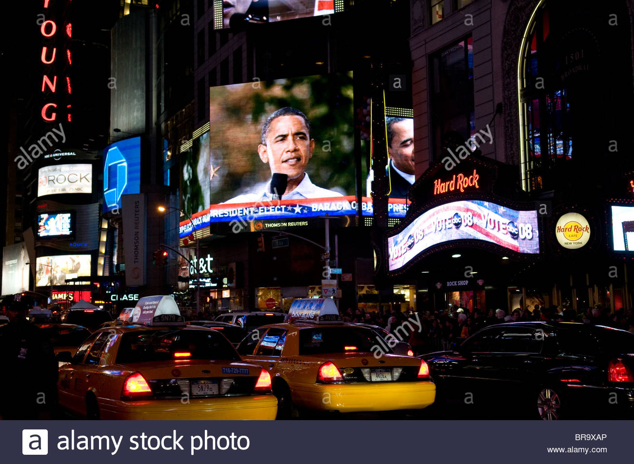 Barack Obama Election Night 2008 Stock Photos & Barack Obama Election ...