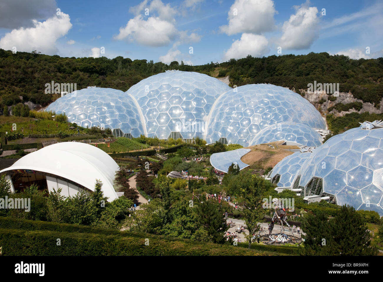 The Eden Project, botanical gardens, Cornwall, England designed by ...