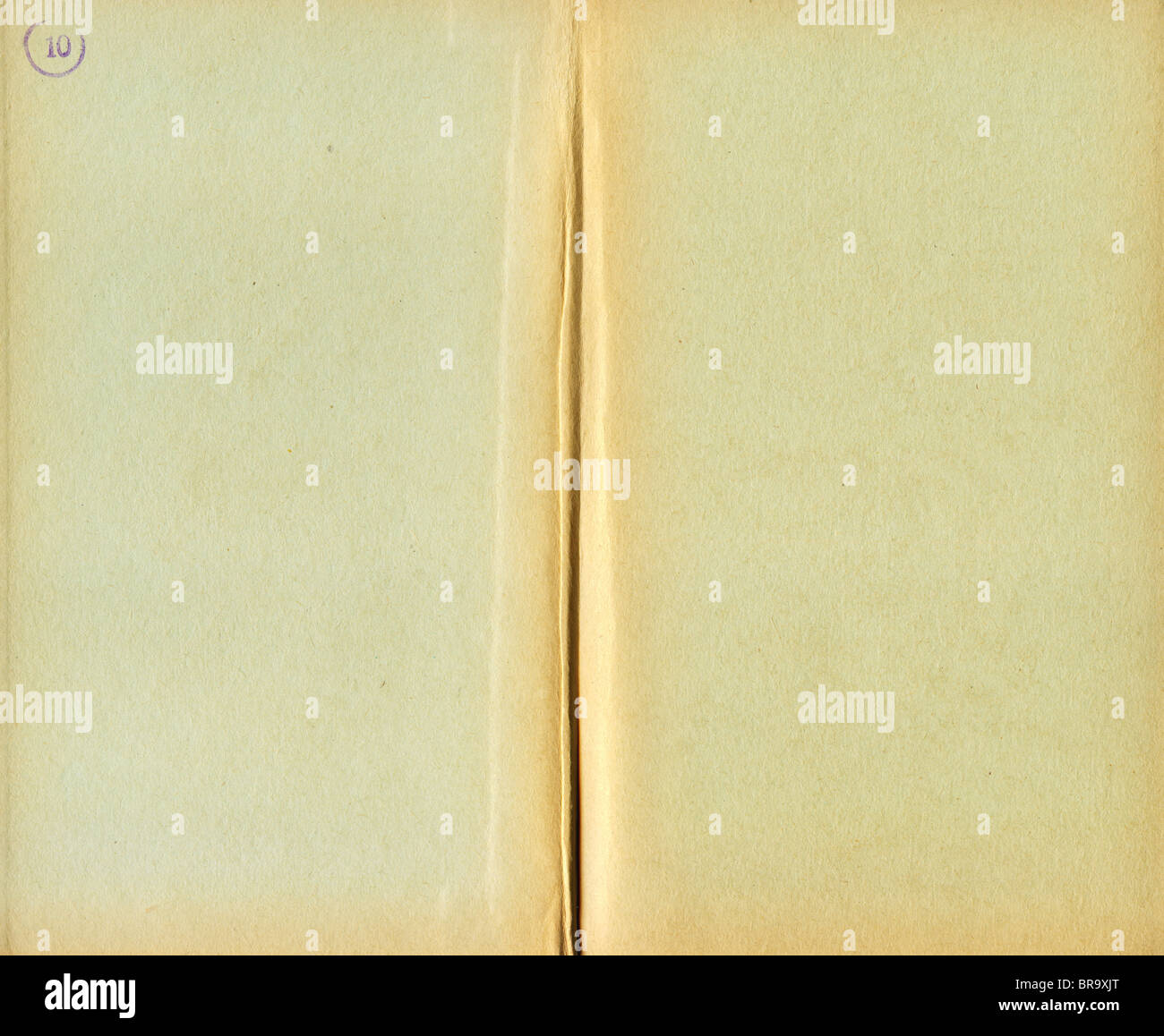 two pages of an old paper Stock Photo - Alamy