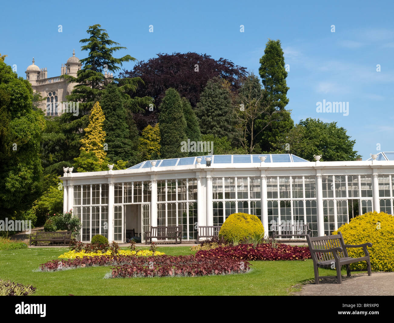 The Camellia House and Formal Gardens at Wollaton Hall and Deer Park ...