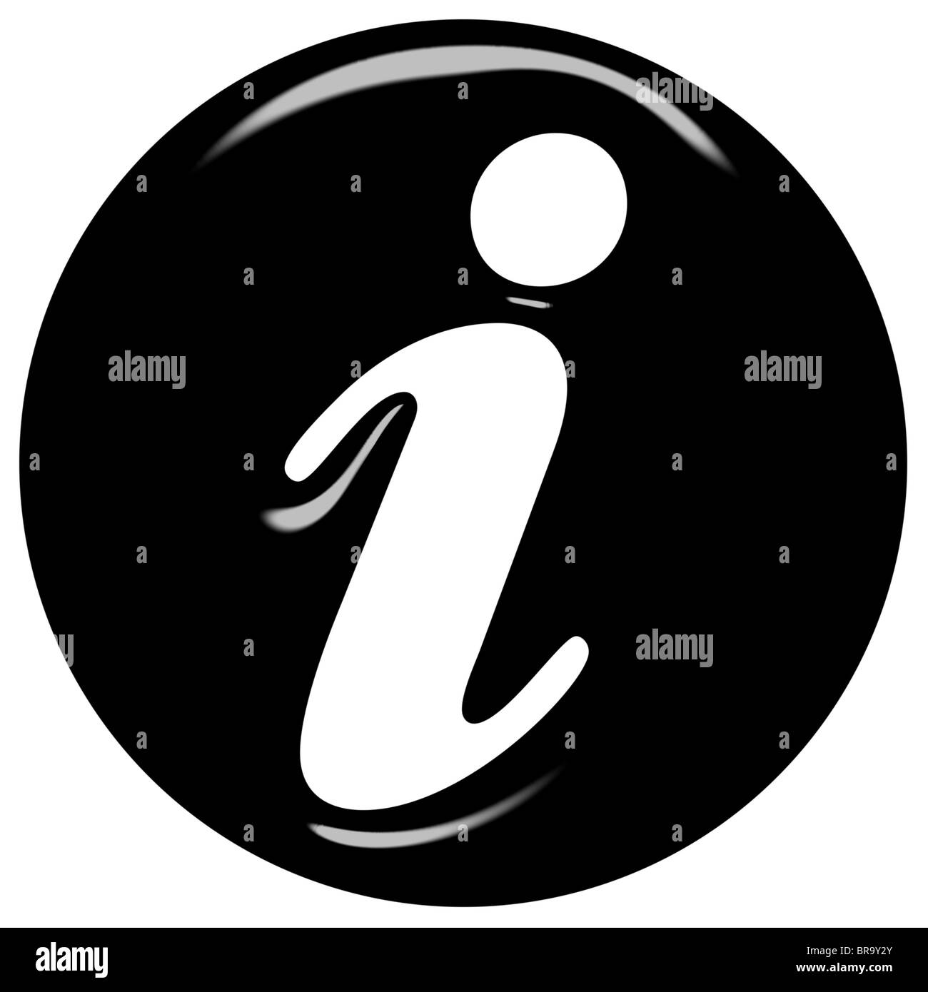 3d information sign Stock Photo - Alamy