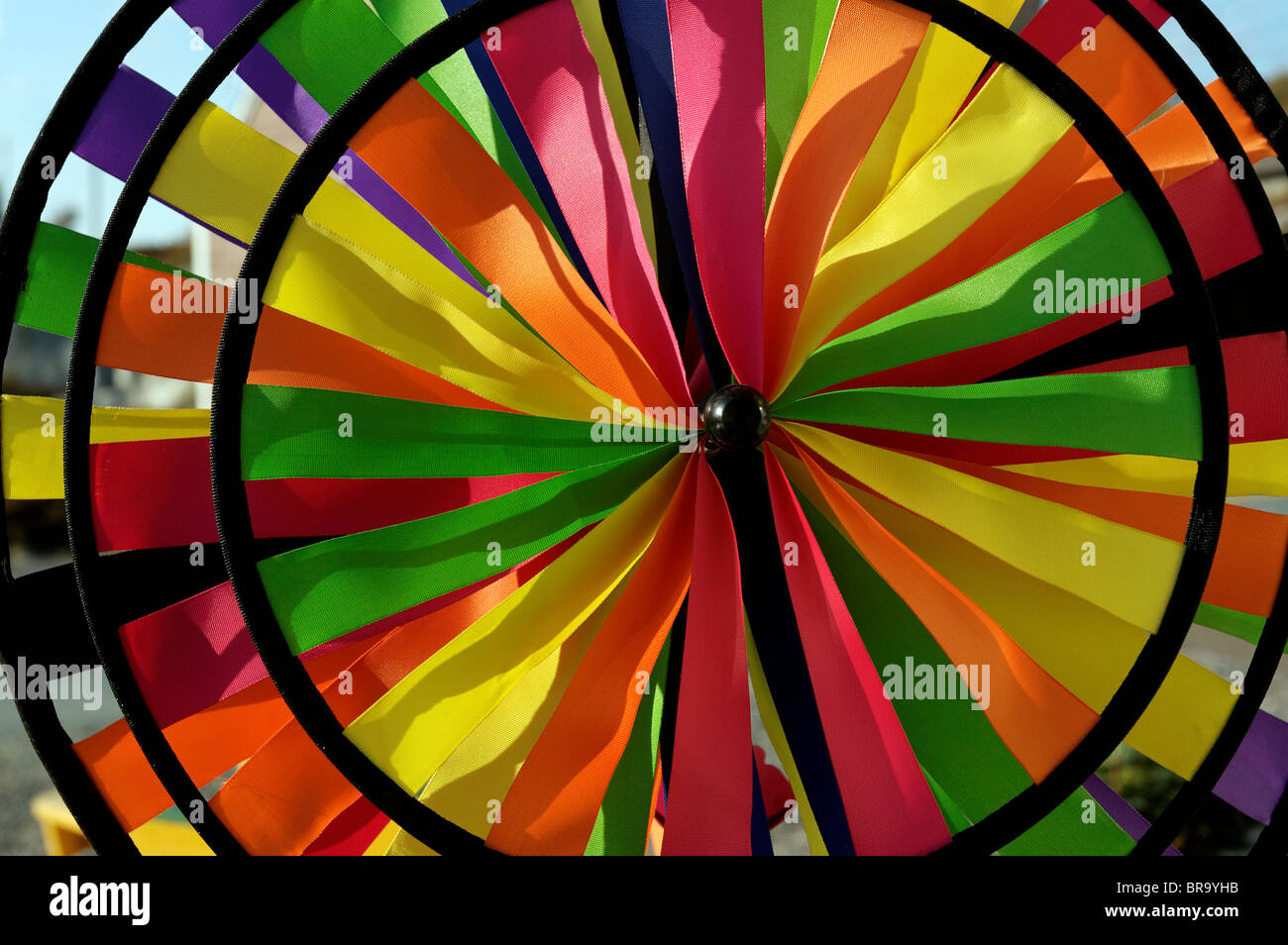 A coloured windmill Stock Photo - Alamy