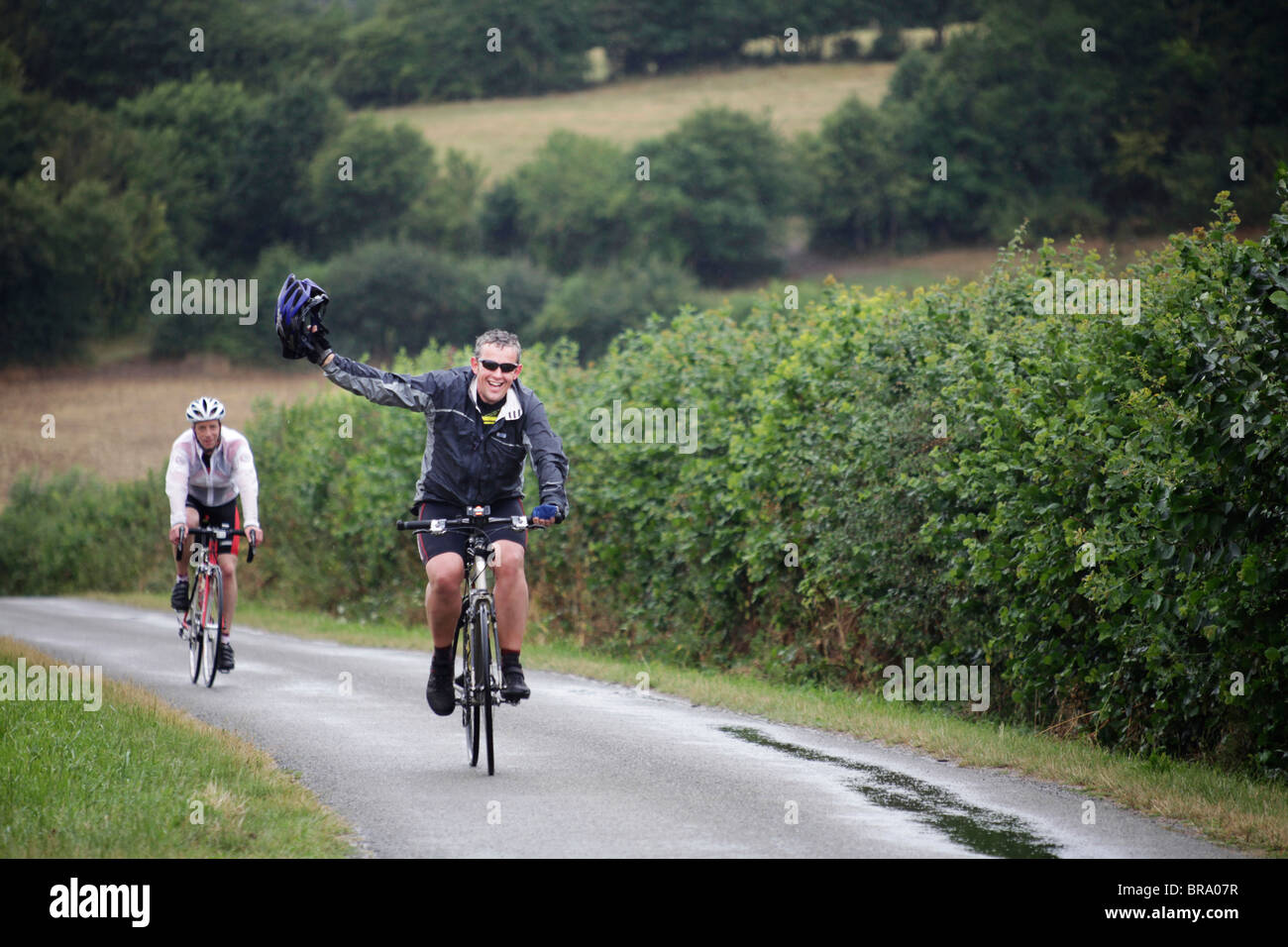 Cycling up a hill hi-res stock photography and images - Alamy