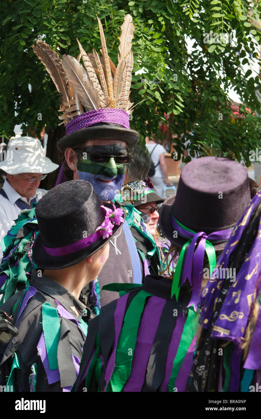 Members of the Wicket Brood Border Morris at St Albans Festival 2010 ...