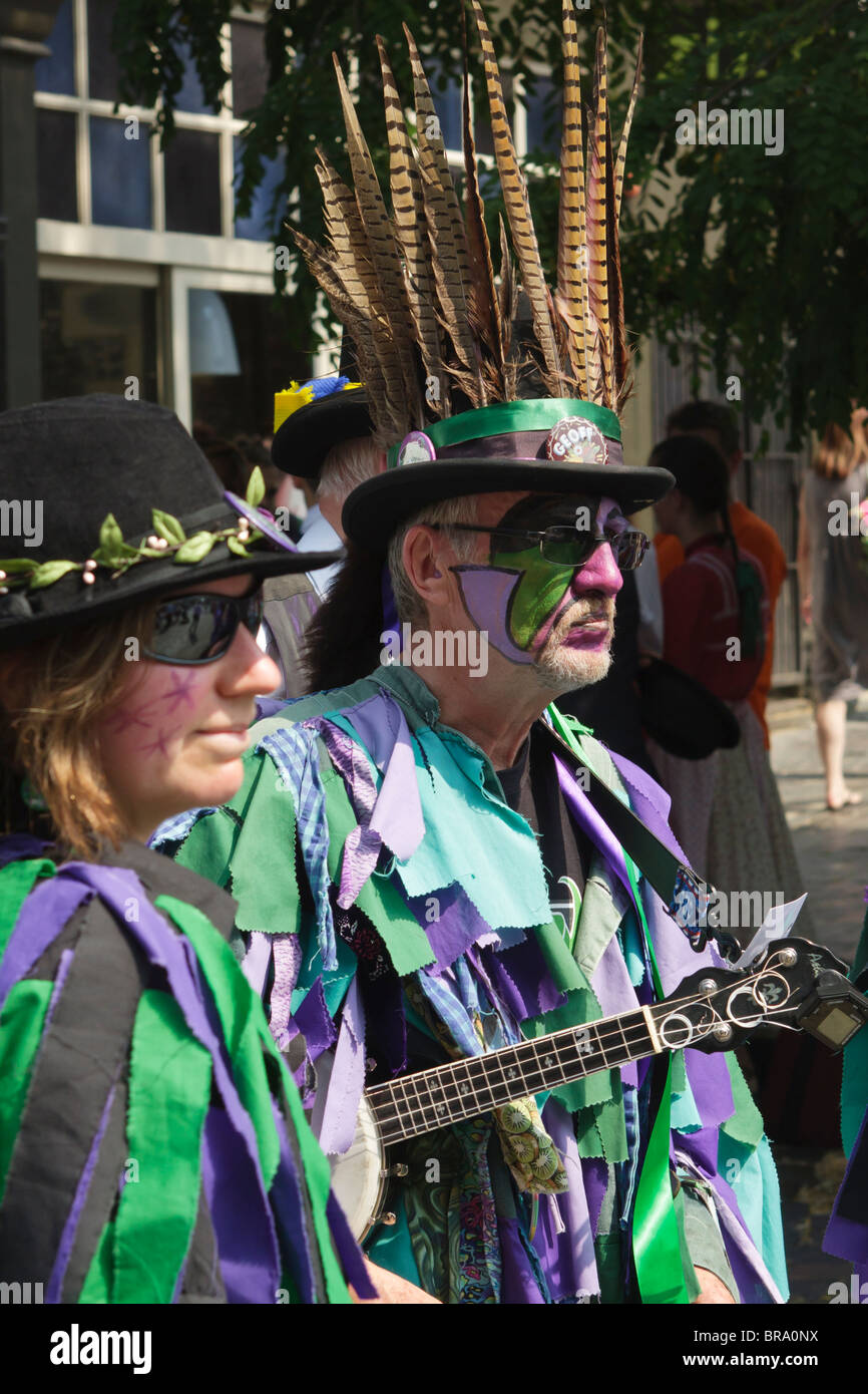 Members of the Wicket Brood Border Morris at St Albans Festival 2010 ...