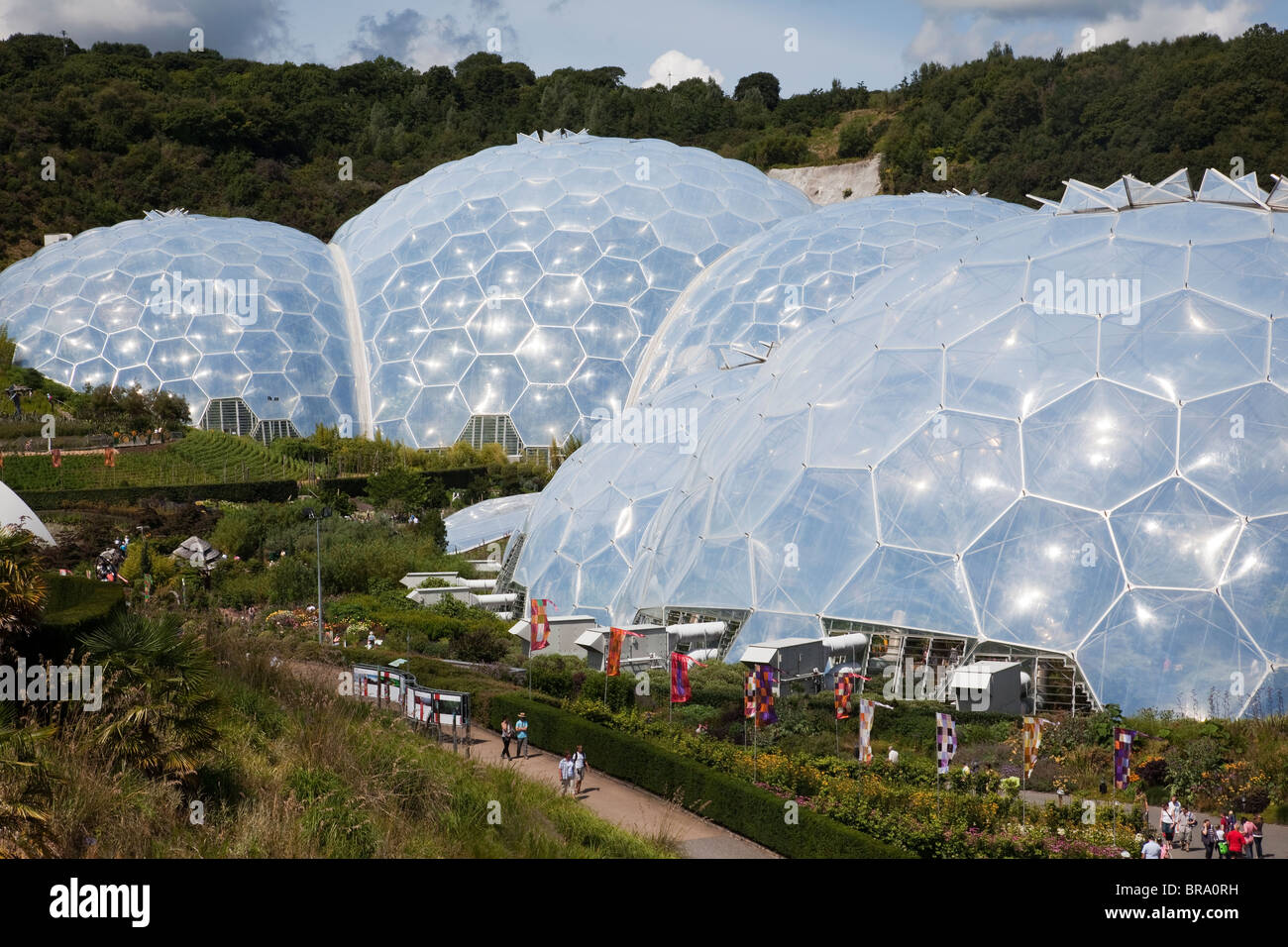 The Eden Project, botanical gardens, Cornwall, England designed by ...