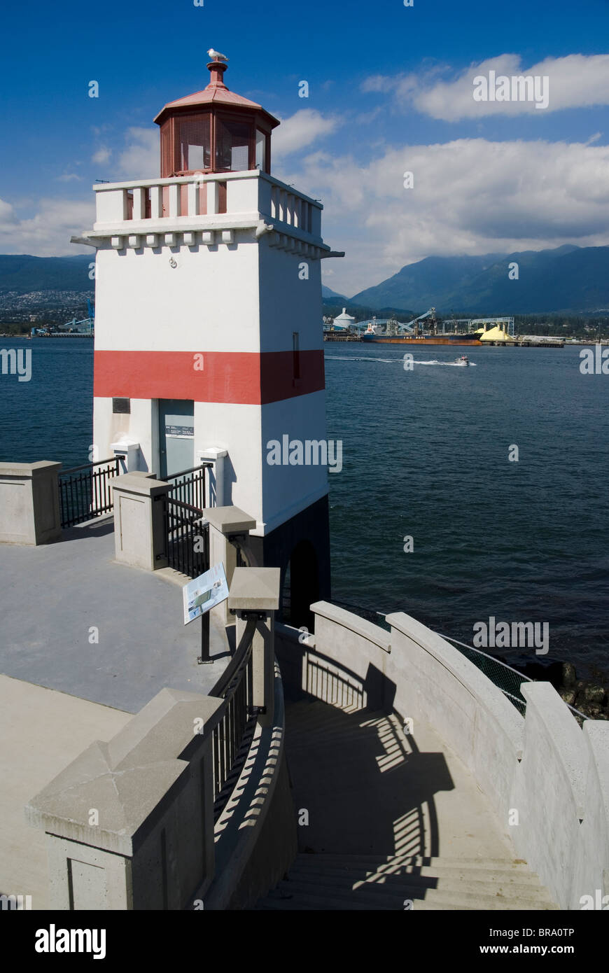 Brockton Point Lighthouse, Stanley Park, Vancouver, British Columbia ...