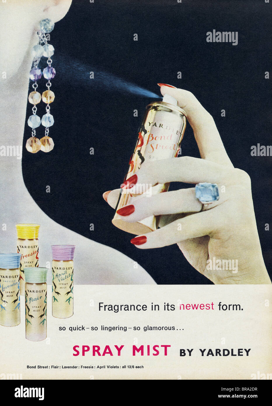 Yardley advert hi-res stock photography and images - Alamy