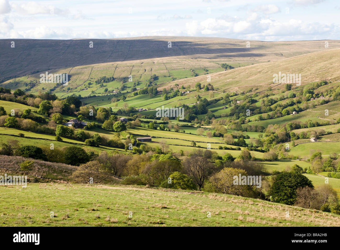 Deepdale in the Yorkshire Dales National Park, near Whernside, south of ...