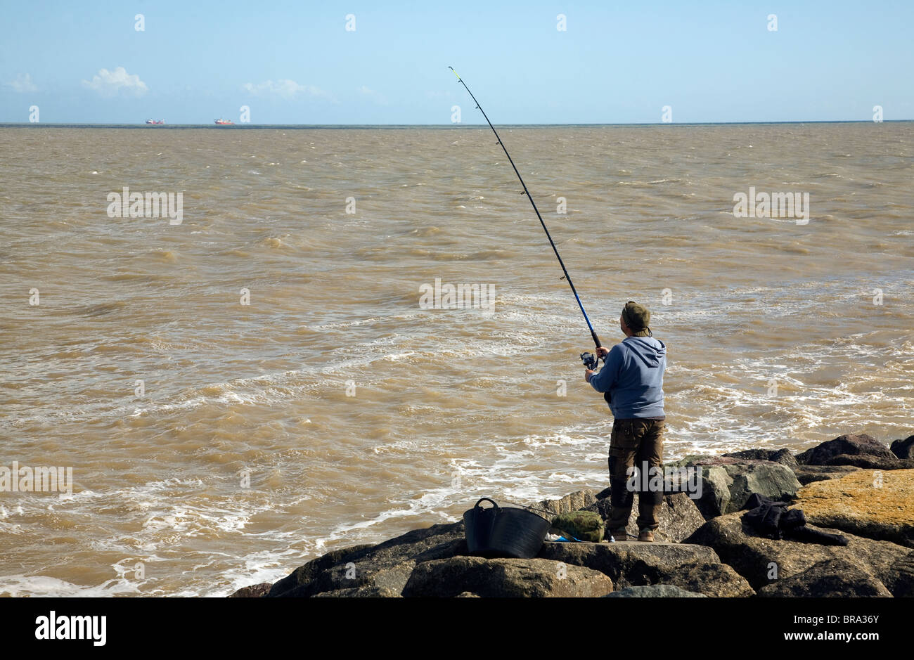 Man sea fishing east lane hi-res stock photography and images - Alamy