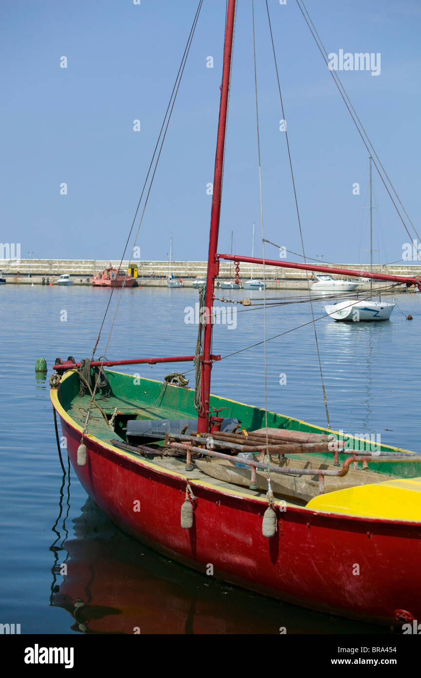 fishing boat in harbour, Romania, Constanta Stock Photo - Alamy
