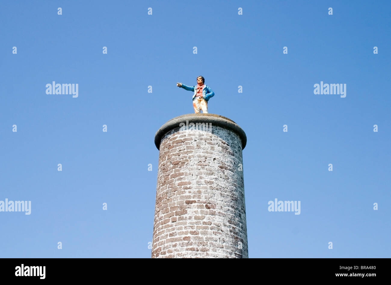 The Metal Man, Great Newtown Head, Tramore, Co Waterford, Ireland Stock ...