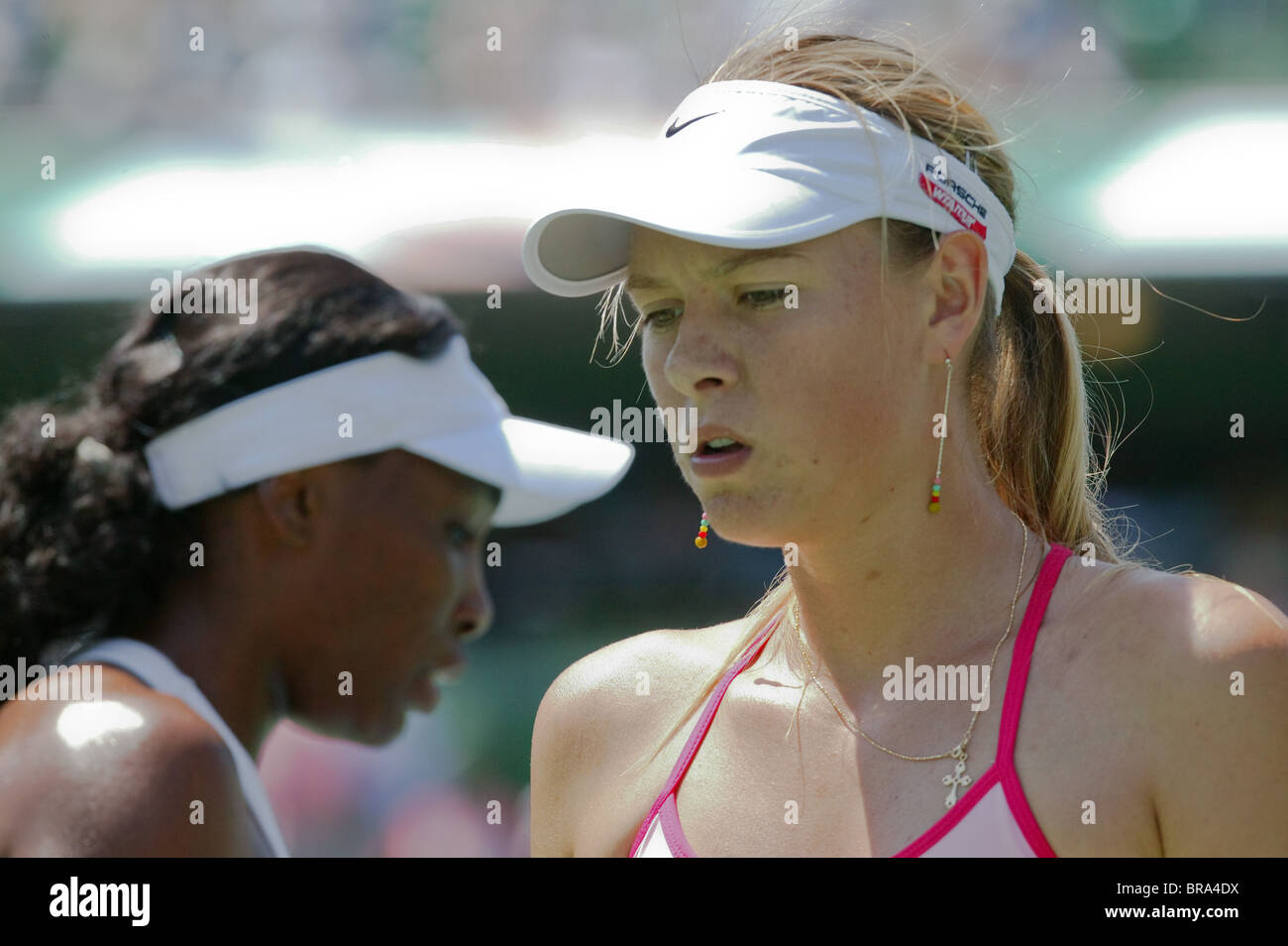 Maria Sharapova and Venus Williams Stock Photo - Alamy