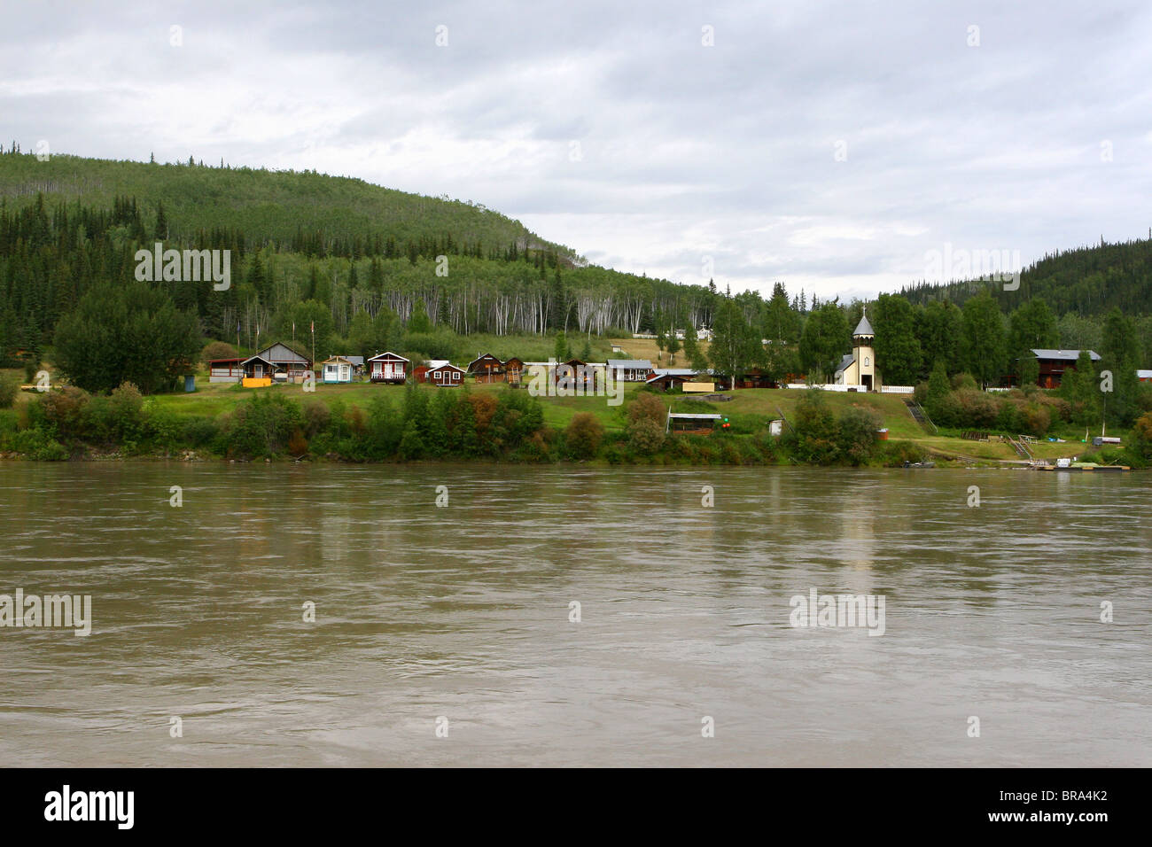 Village of Moosehide, Yukon, Canada Stock Photo - Alamy