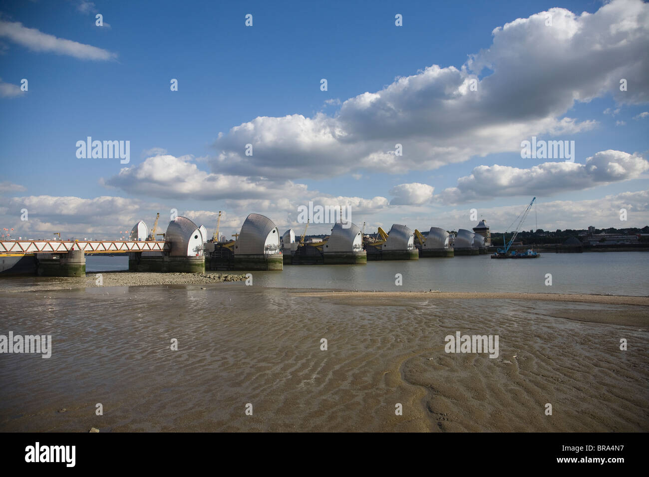 Thames tide barrier hi-res stock photography and images - Alamy