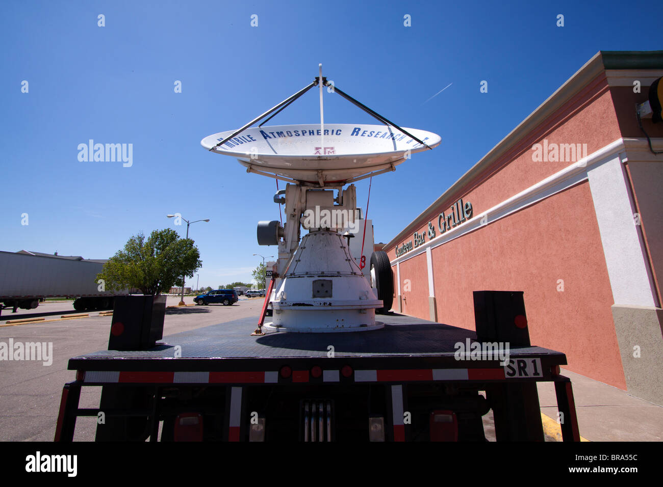 A mobile "Doppler on Wheels" radar truck participating in Project ...