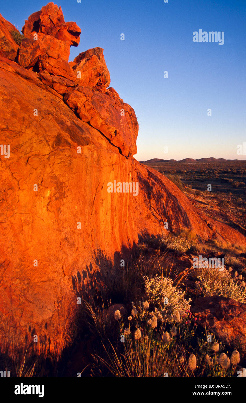 Sunrise on sandstone, South Australia Stock Photo - Alamy