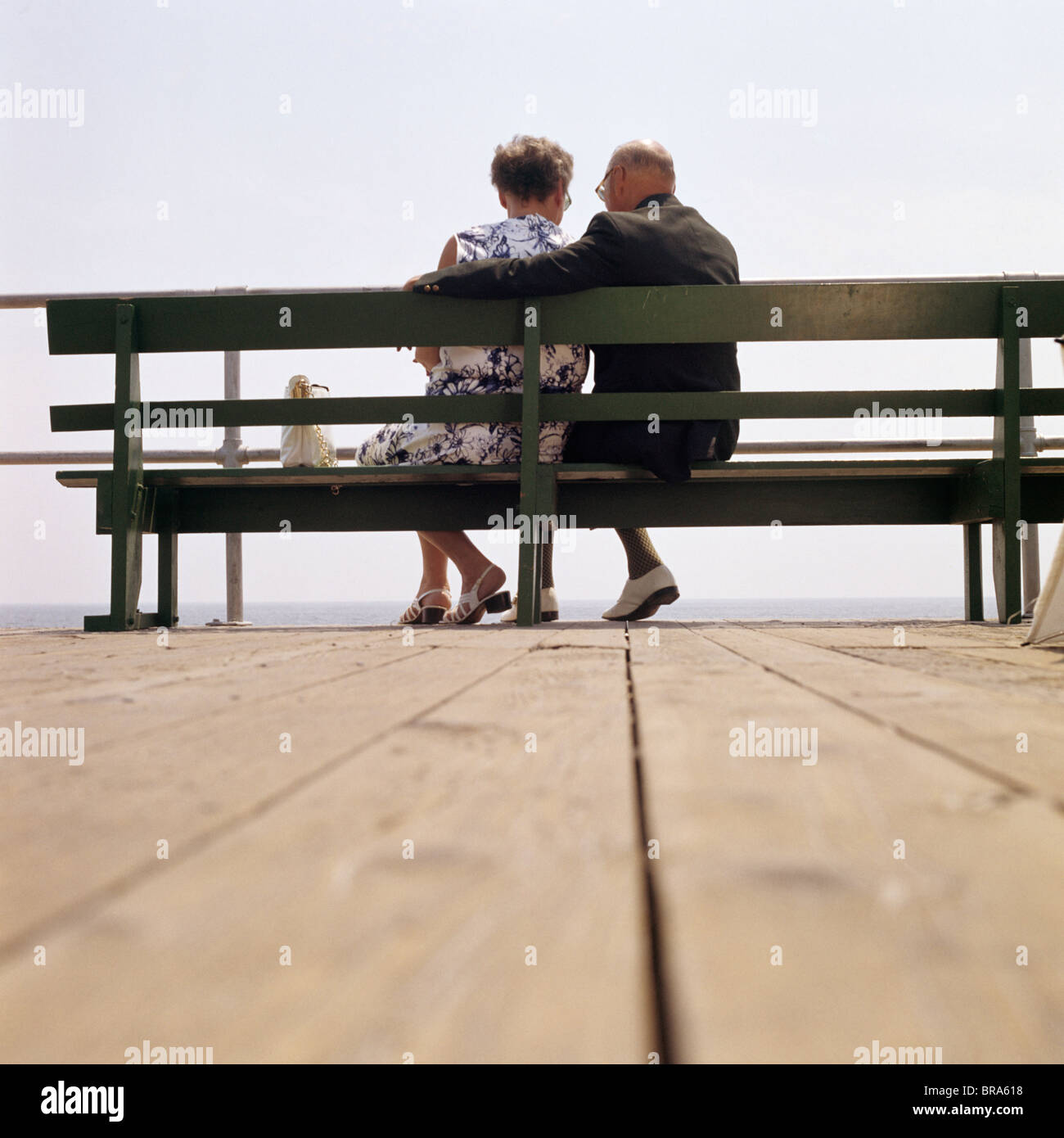 Back Of A Bench By Water