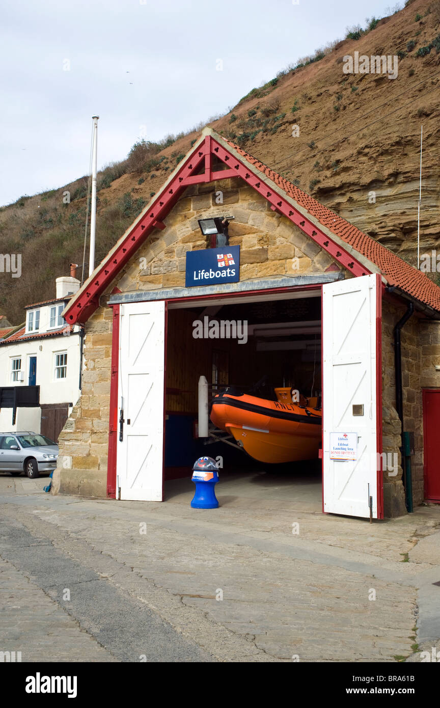 Life boat station,Staithes North East UK. September 2010 Stock Photo ...