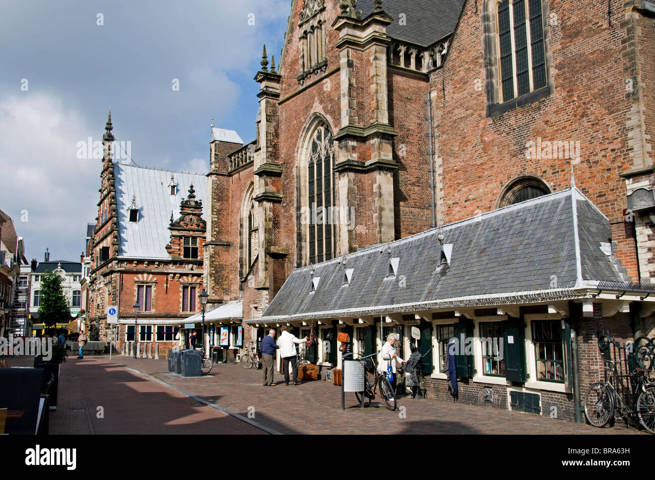 Haarlem Netherlands The Grote Kerk St Bavokerk Stock Photo - Alamy