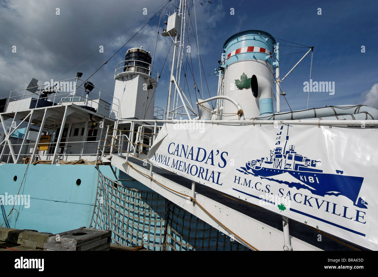 HMCS Sackville in Halifax Harbour, Nova Scotia Stock Photo - Alamy
