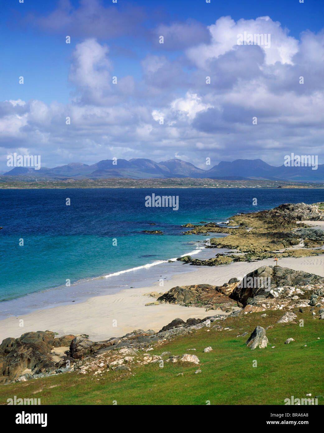 Mannin Bay, Co Galway, Ireland; Bay On The Coast Of Ireland Stock Photo ...