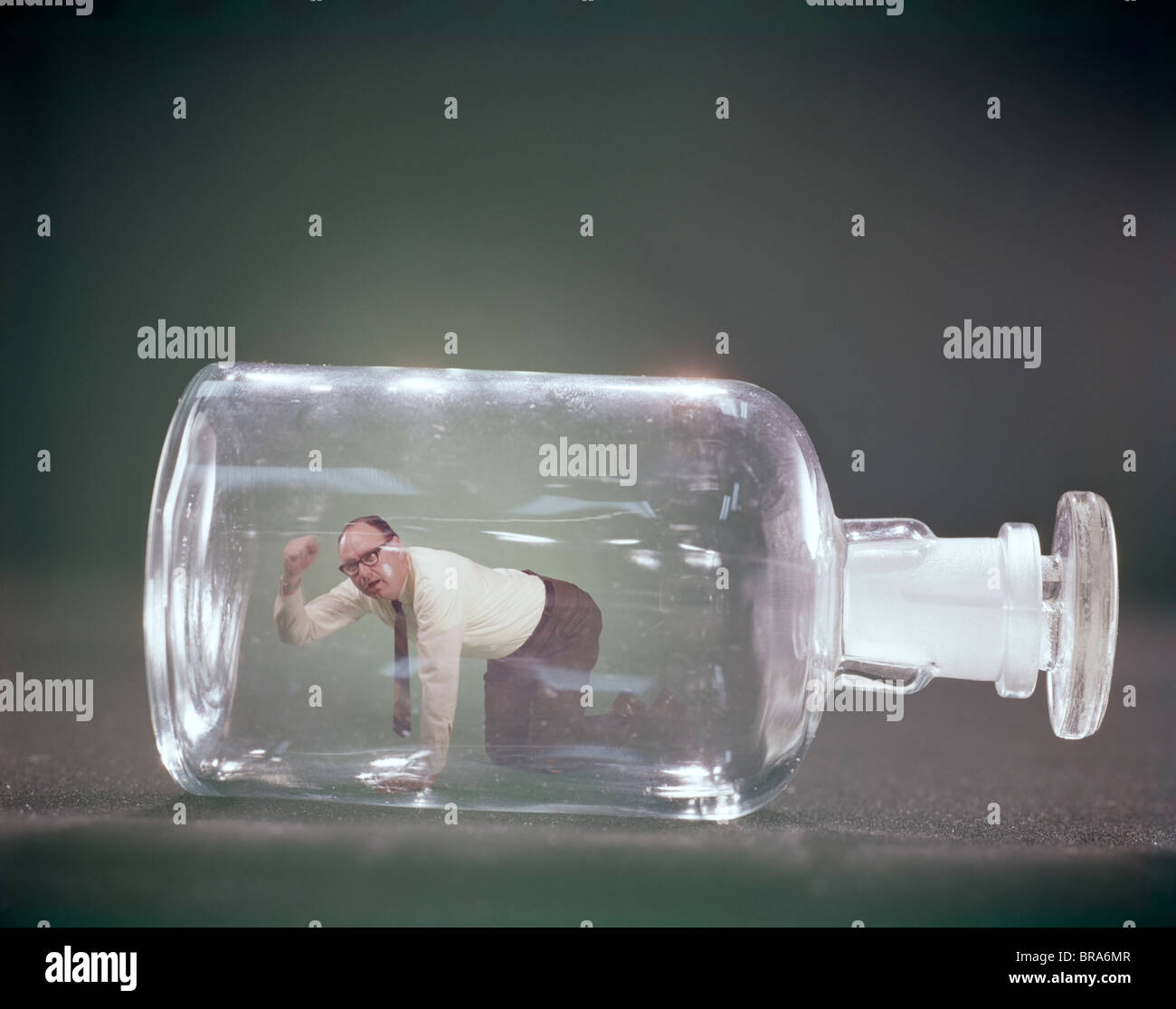Man Trapped Inside Bottle 758 Trapped In A Bottle Stock Photos,