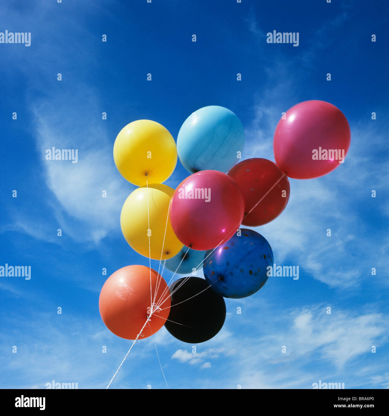 MULTI COLORED BALLOONS Stock Photo - Alamy