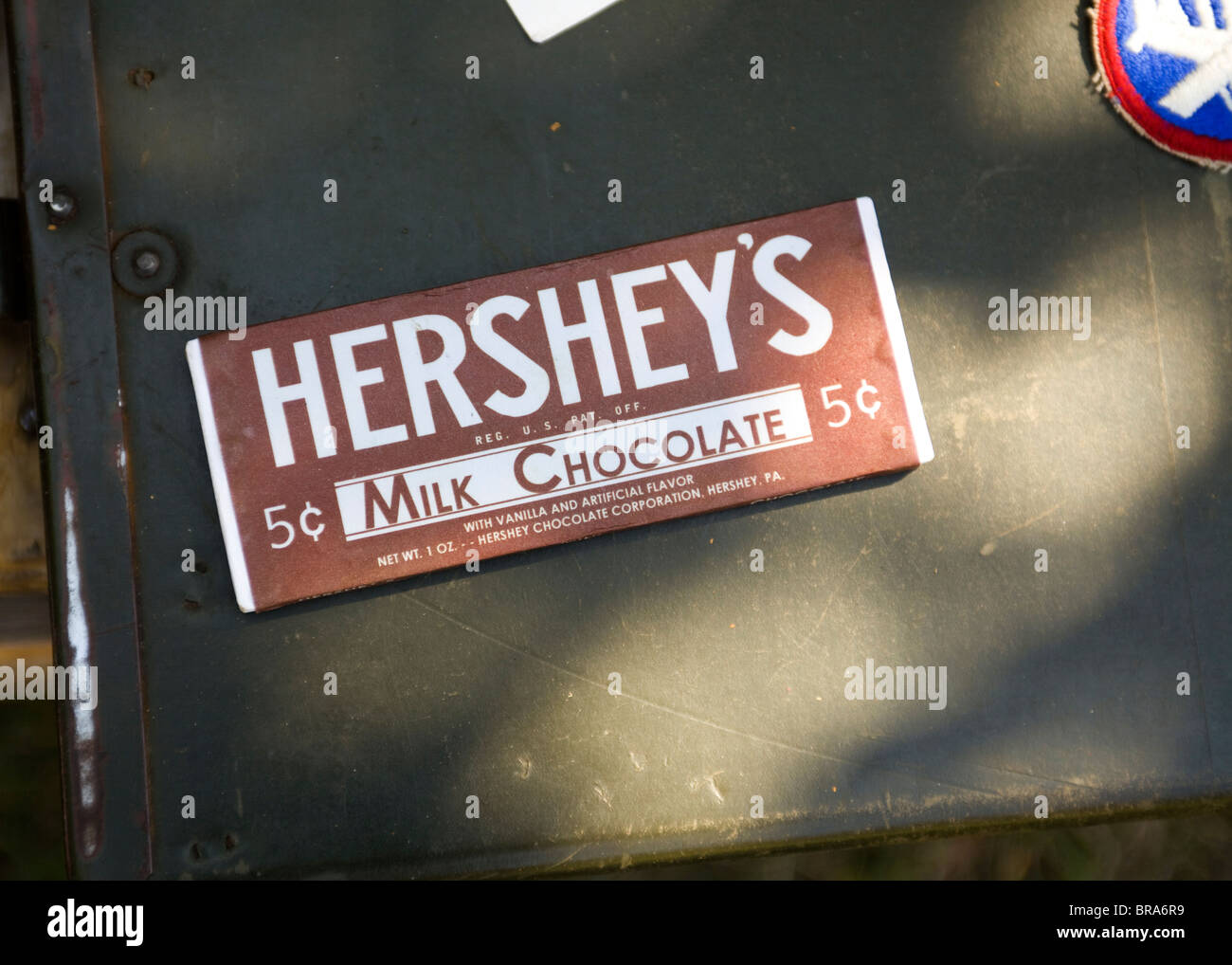 WWII era Hershey's chocolate bar Stock Photo - Alamy
