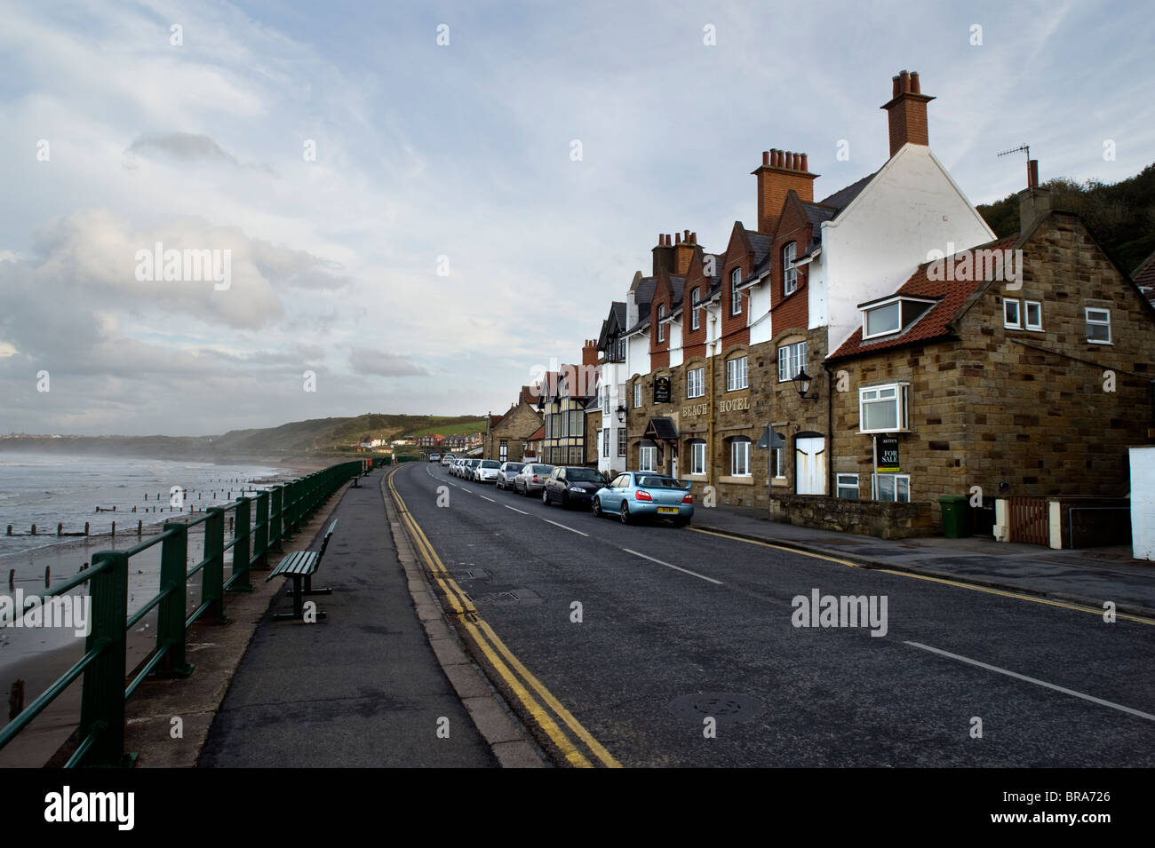 Sandsend, North East UK. September 2010 Stock Photo - Alamy