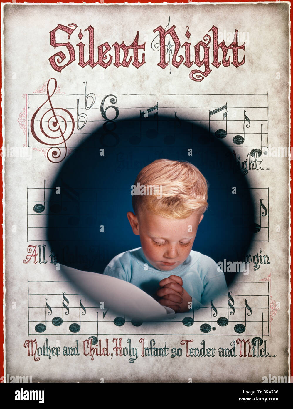 Vintage Silent Night Sheet Music
