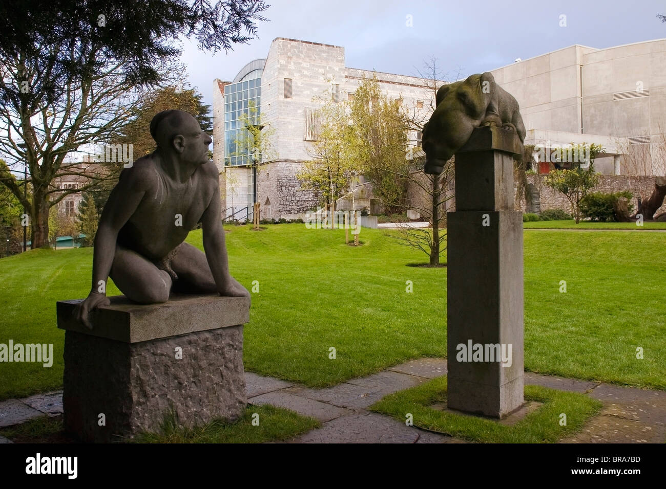 University College Cork, Ireland; Ucc Tudor Gothic Quadrangle Stock ...