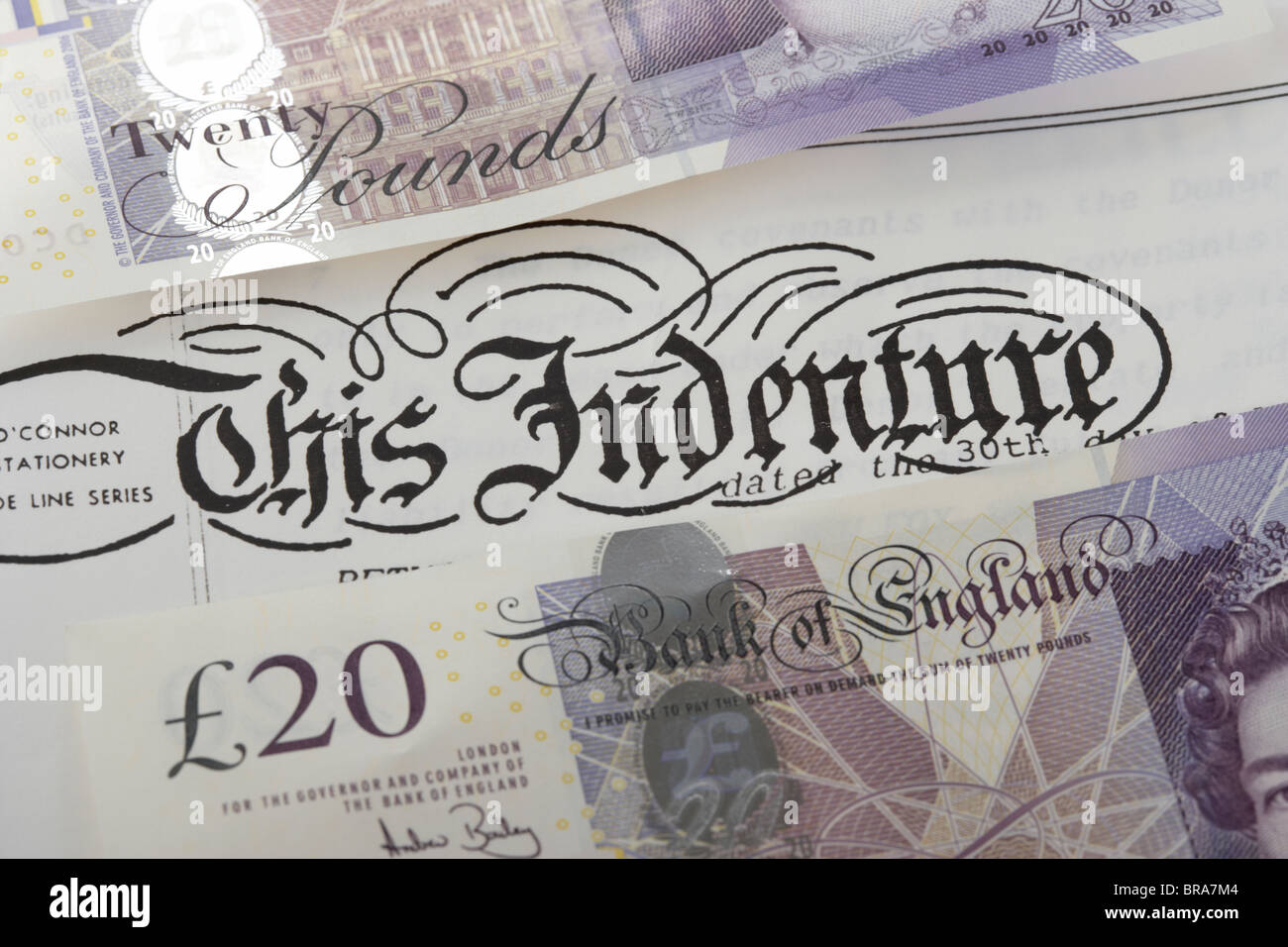 Banknote house pounds hi-res stock photography and images - Alamy