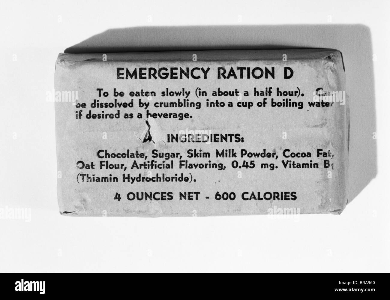 War ration chocolate hi-res stock photography and images - Alamy