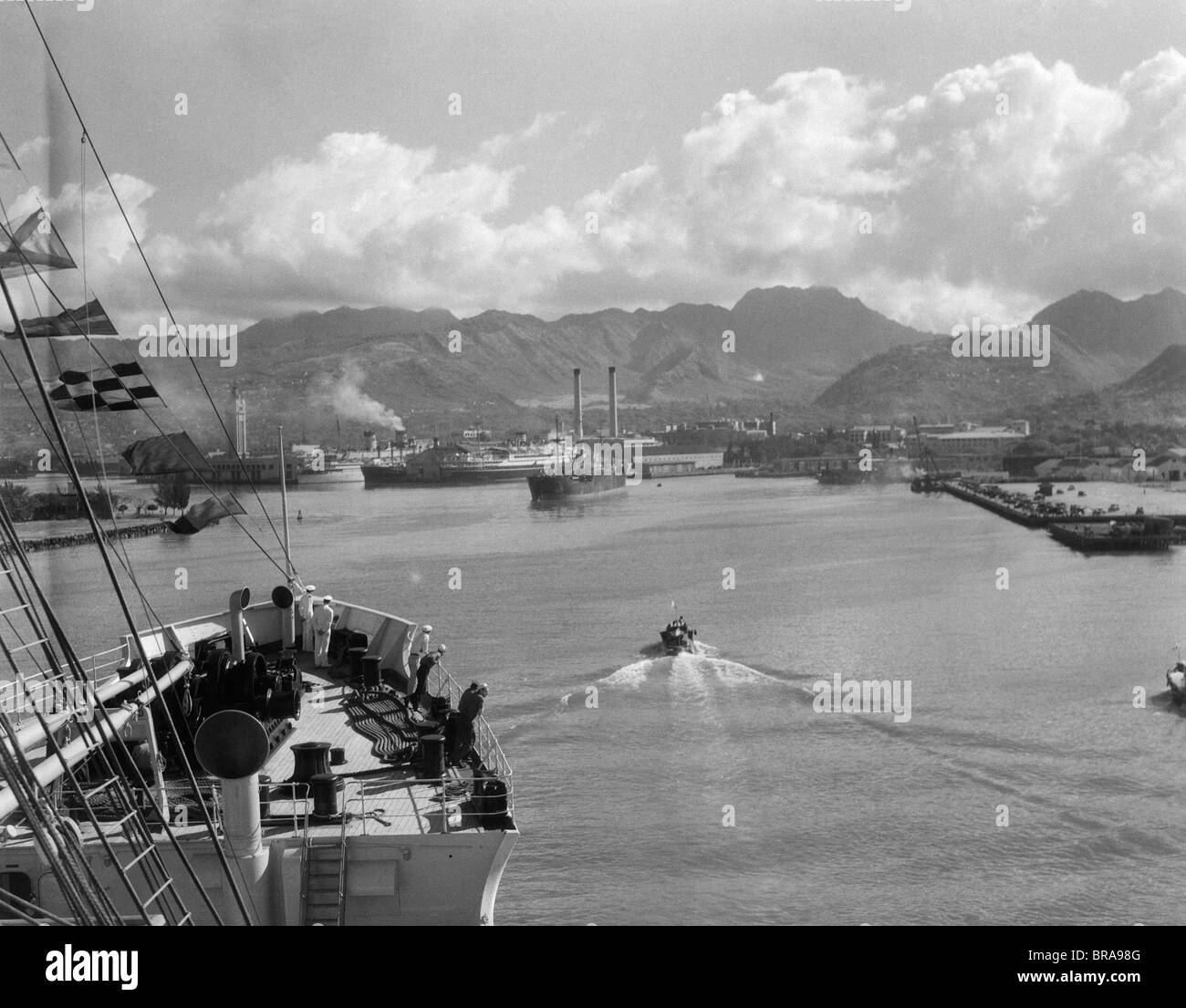 Honolulu pacific Black and White Stock Photos & Images - Alamy