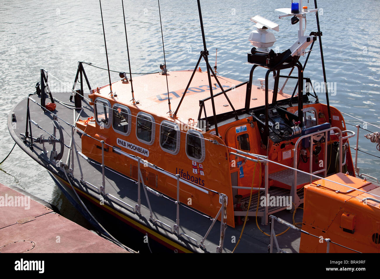 Modern Lifeboat berthed at Montrose Harbour Scotland. "Moonbeam" Tyne ...