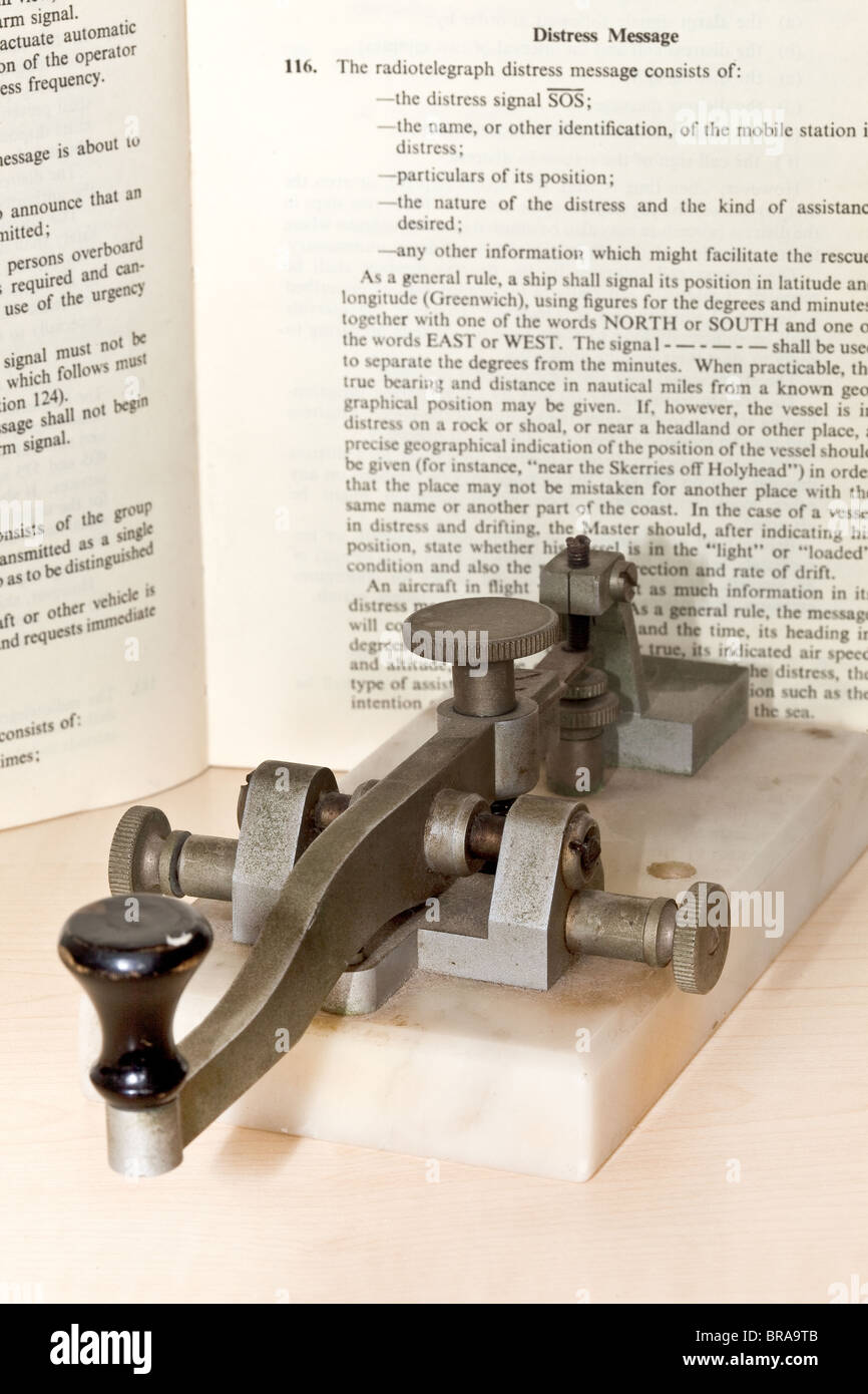 Morse code key hi-res stock photography and images - Alamy